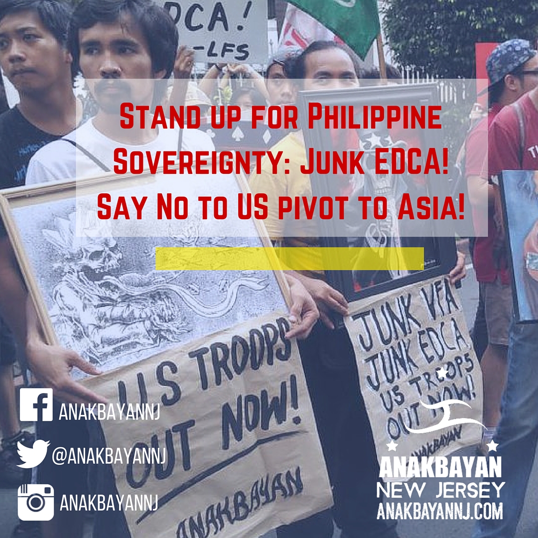 Stand up for Philippine Sovereignty: Junk EDCA! Say No to US Pivot to ...