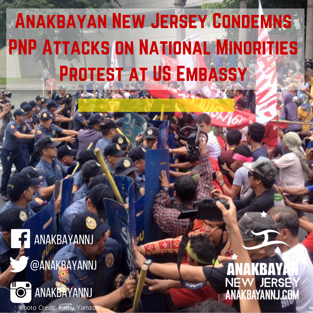 Anakbayan New Jersey Condemns PNP Attacks on National Minorities ...